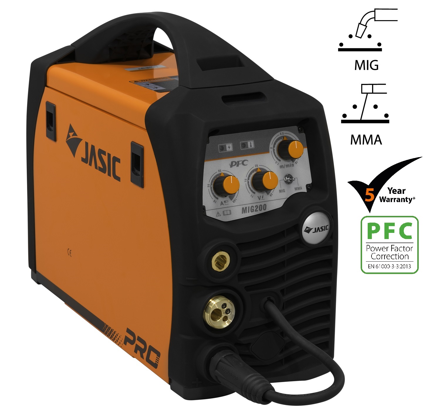 JASIC PRO MIG 200 Multi Process Inverter PFC Wide Voltage – Perfectum ...